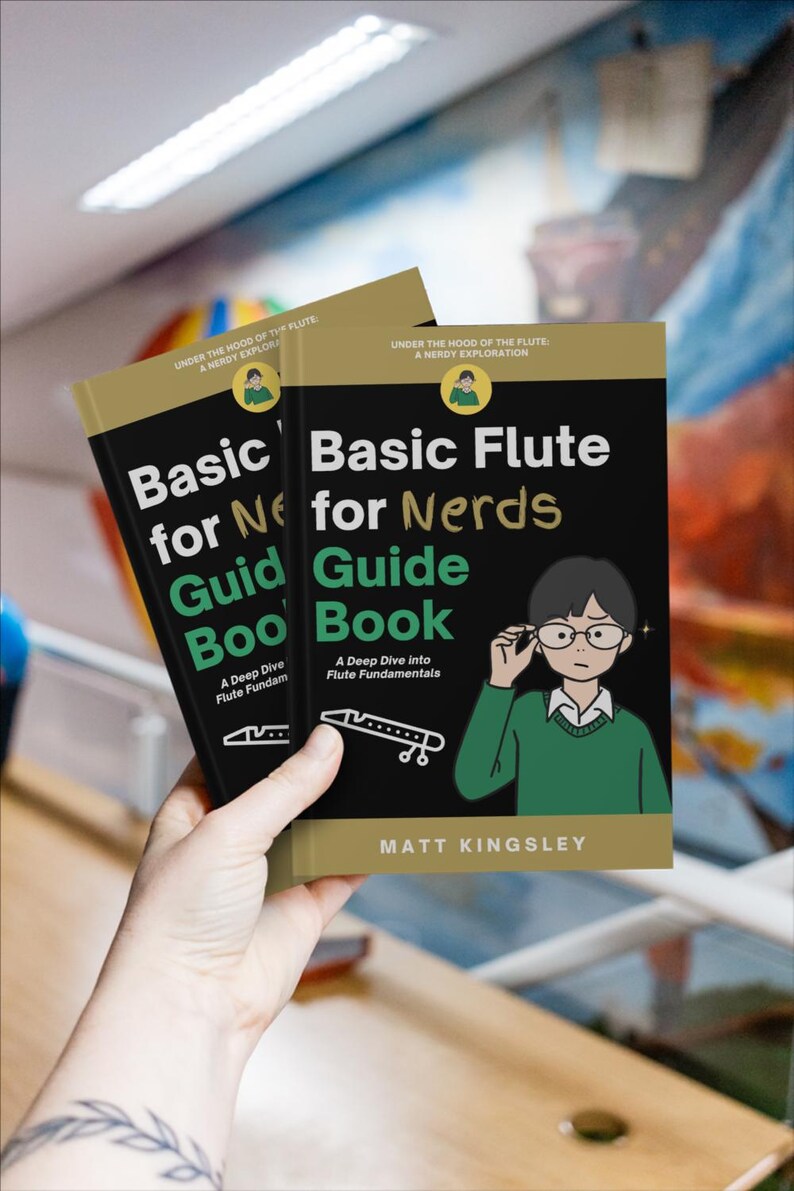 Basic Flute for Nerds Guide Book: Basic Flute Lesson Book, Beginner ...
