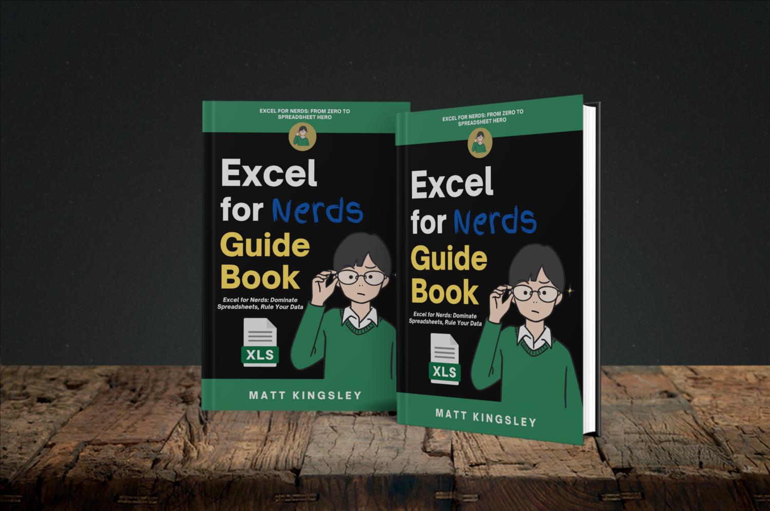 Excel For Nerds Guide Book Excel Guide Spreadsheet Tutorial Data Analysis Book Excel