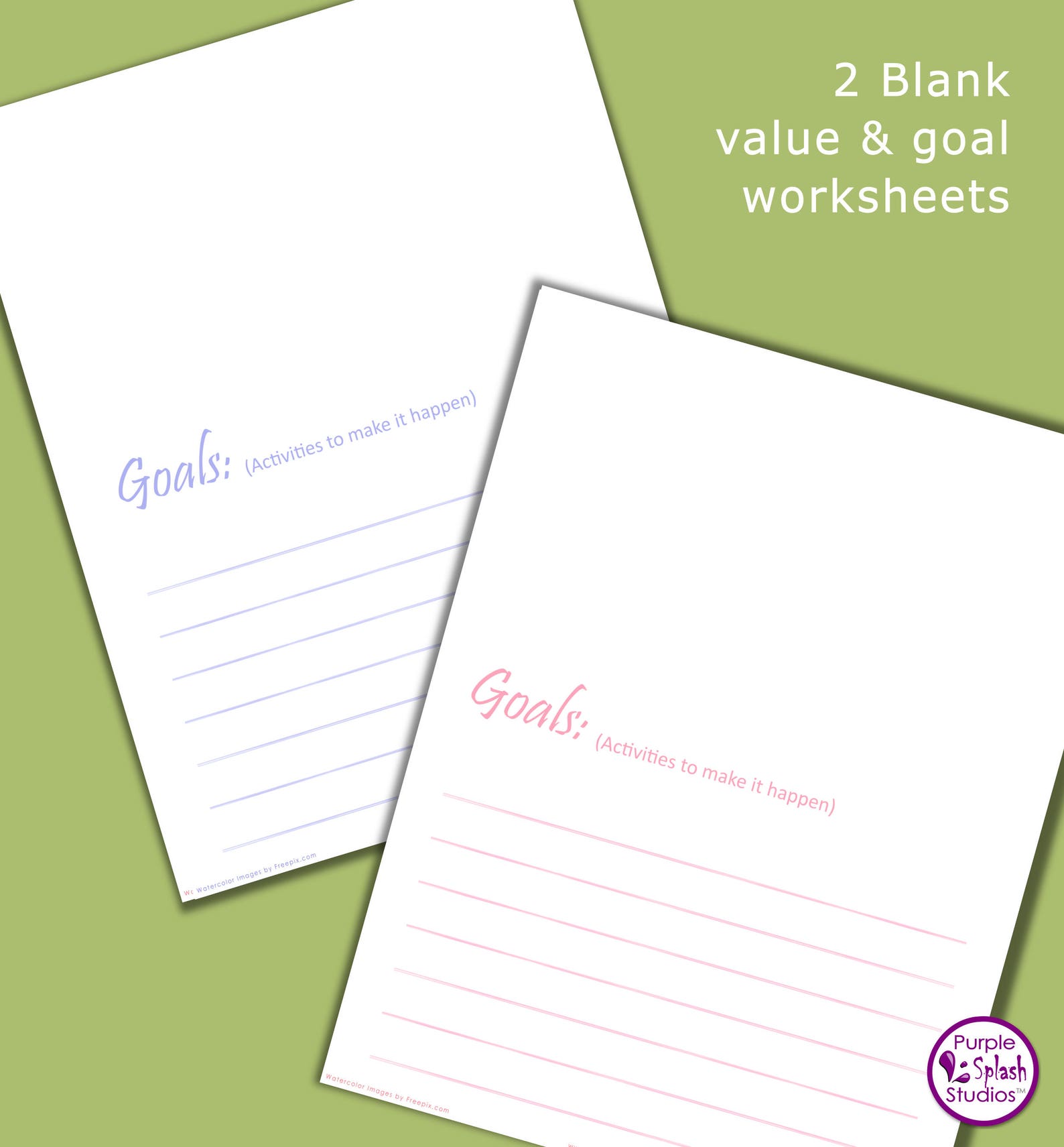 Family Values Poster & 9 Goal Worksheets to Bring Your Family Closer ...