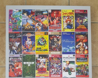 Nintendo Super Famicom Box Art Canvas Art Print Japan | Etsy