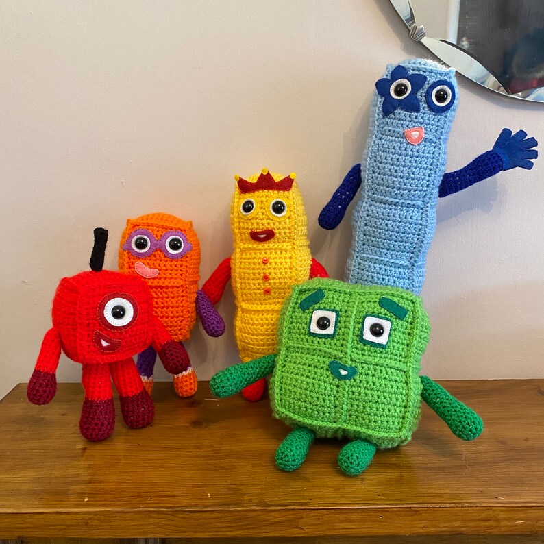 Numberblocks 1-10, Full Set of Soft Toys - Etsy