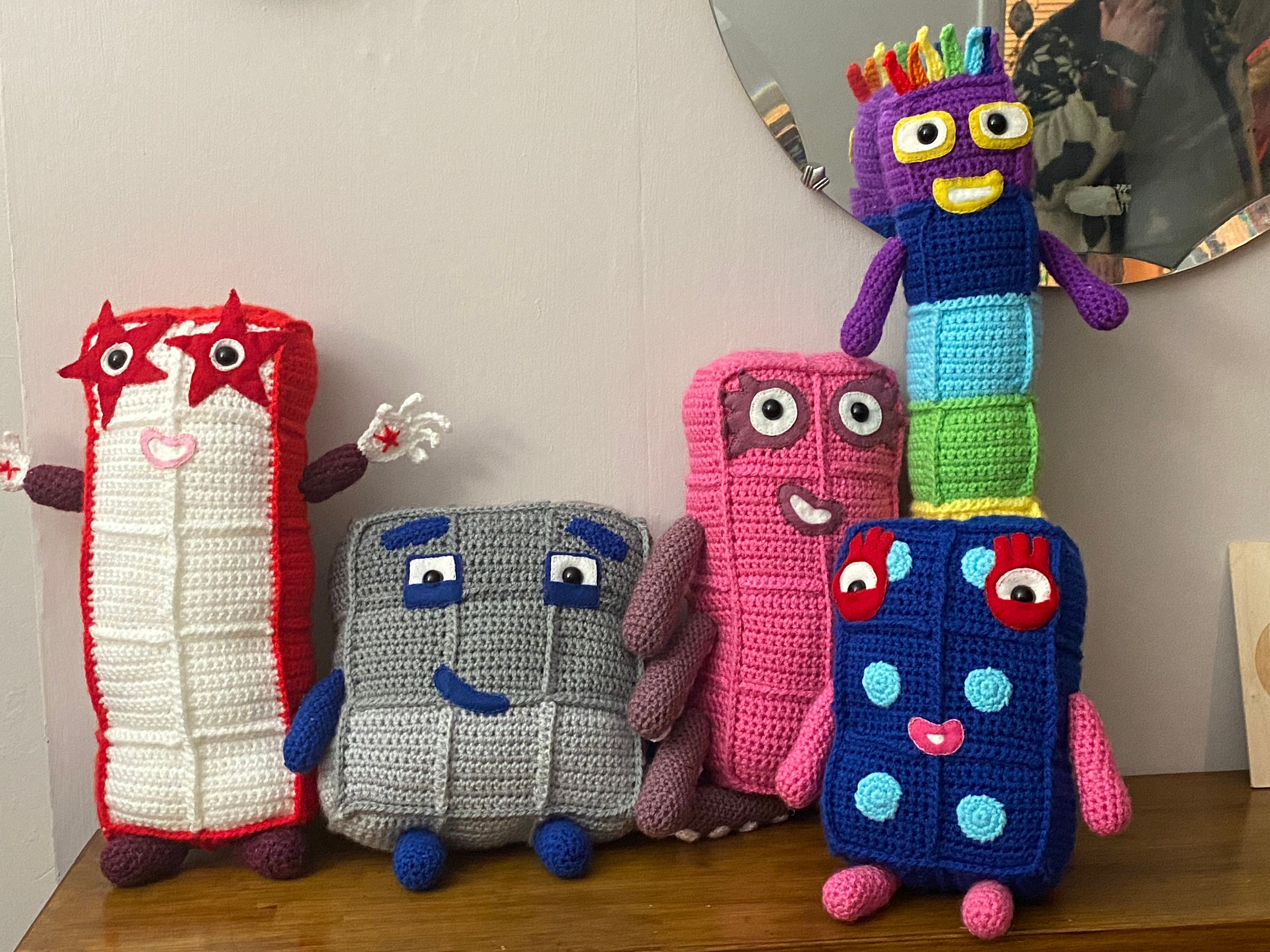 Numberblocks 1-10, Full Set of Soft Toys - Etsy
