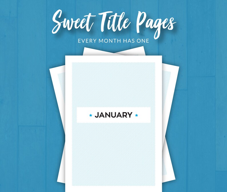 2019 Monthly Planner Printable, Weekly Planner Printable, Daily Planner ...