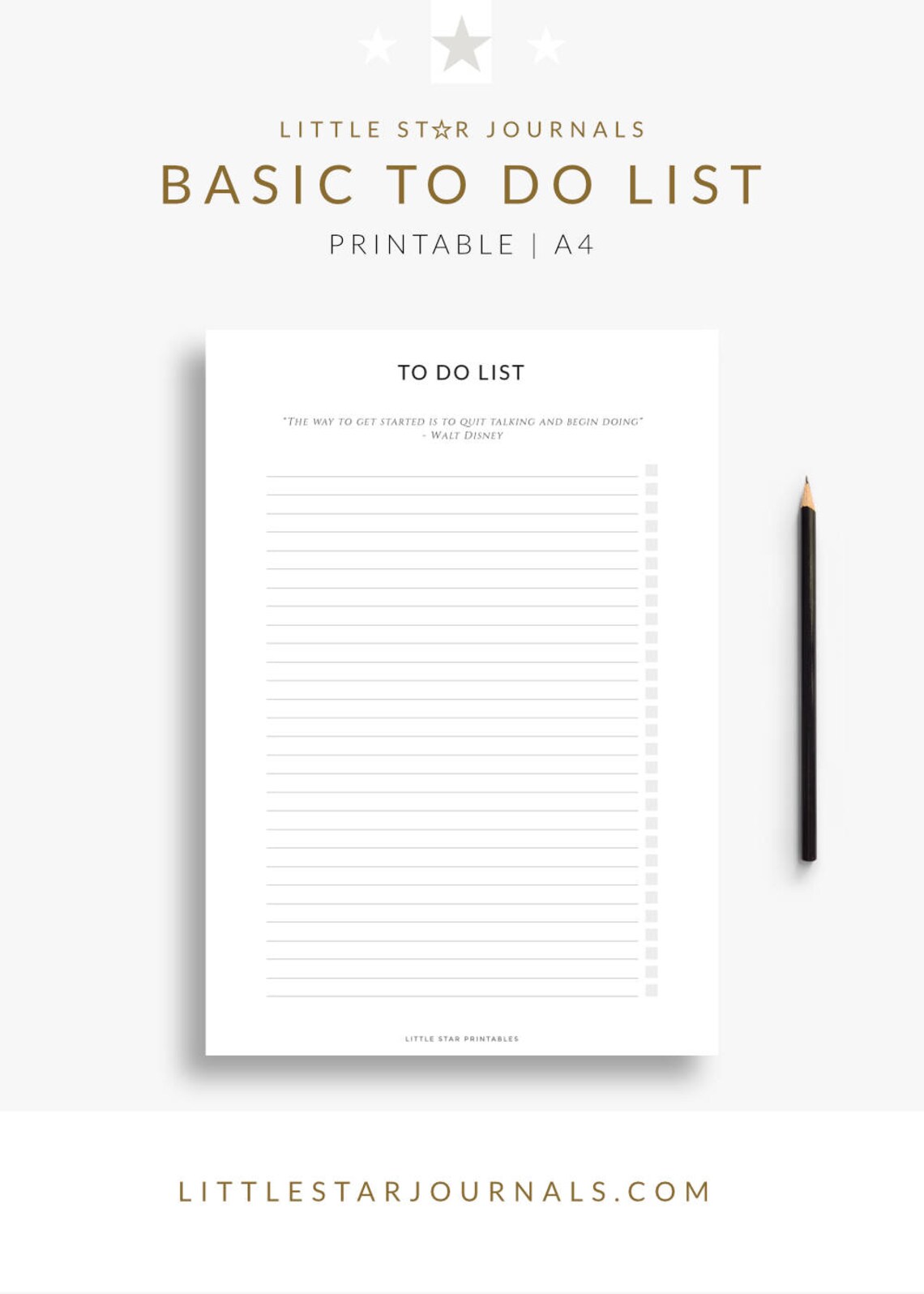 Basic to Do List - Printable, - Etsy