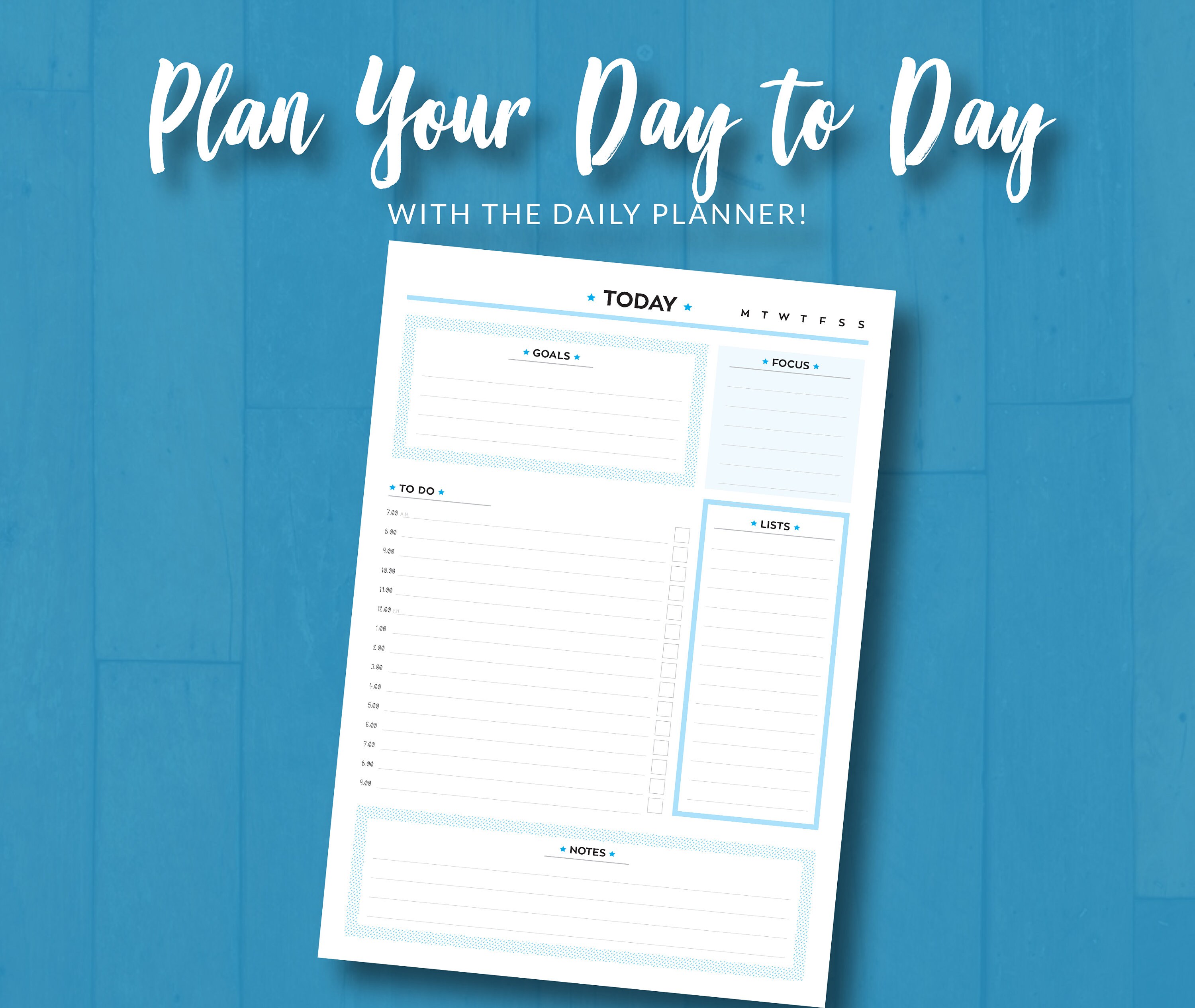 2019 Monthly Planner Printable, Weekly Planner Printable, Daily Planner ...