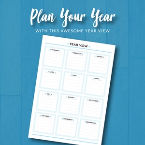 2019 Monthly Planner Printable, Weekly Planner Printable, Daily Planner ...