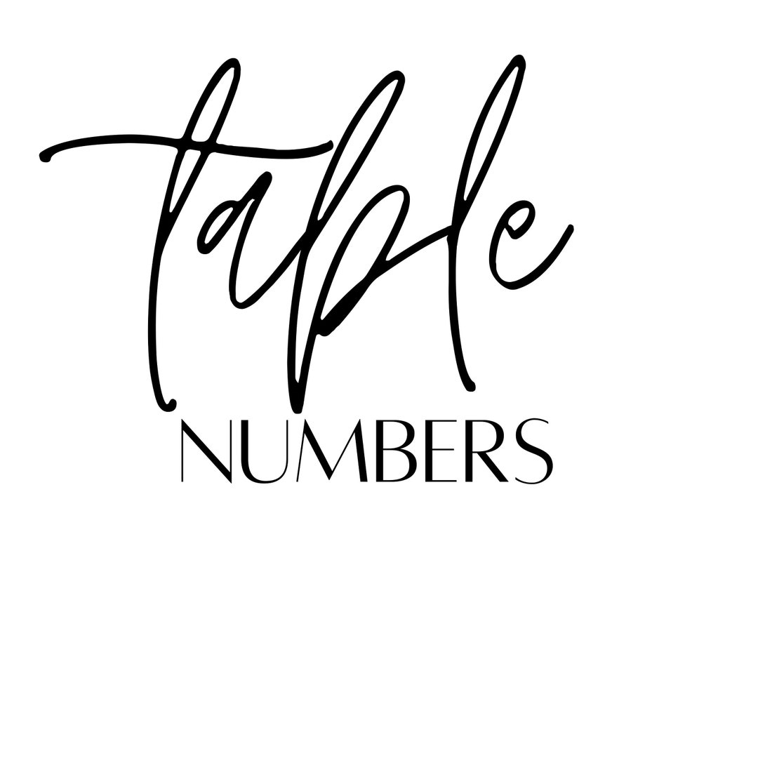 Table Numbers Table Sign Table Setting. - Etsy