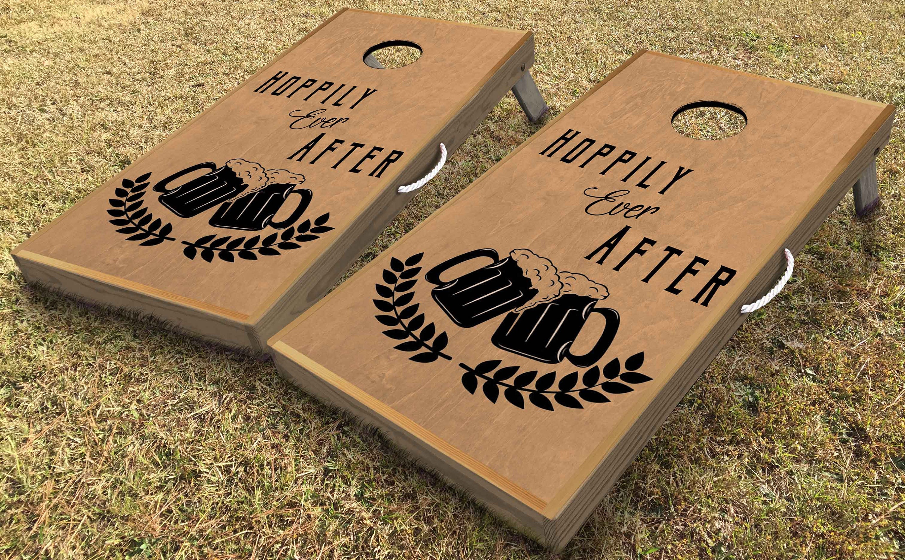 Beer Theme Cornhole Boards, Wedding Cornhole Boards, Lawn Games, Beer ...