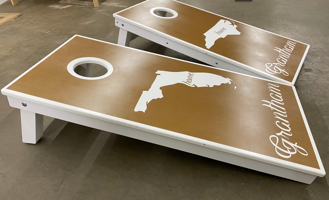 Custom All Weather Cornhole Boards, Outdoor Custom Cornhole Boards ...