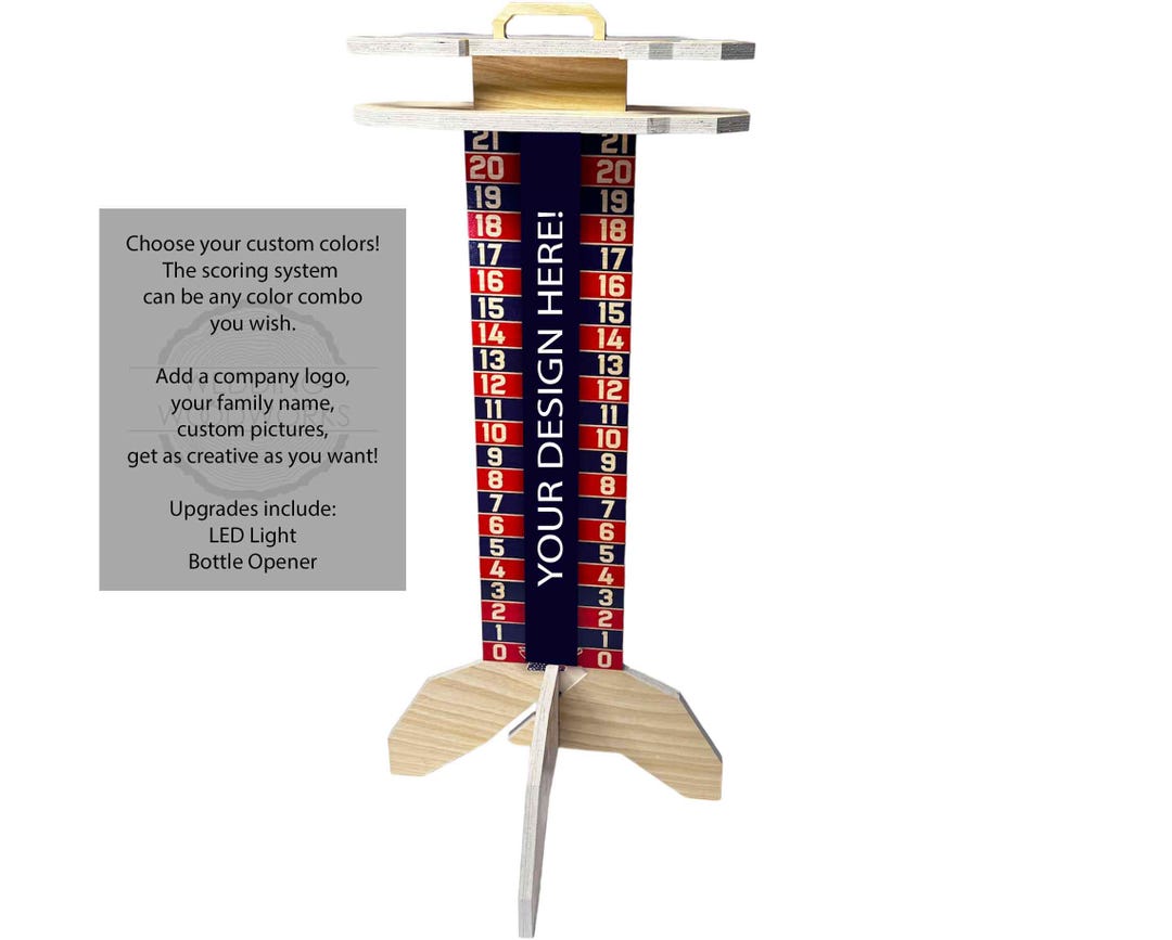 Cornhole Score Keeping System, Custom Cornhole Score Tower - Etsy
