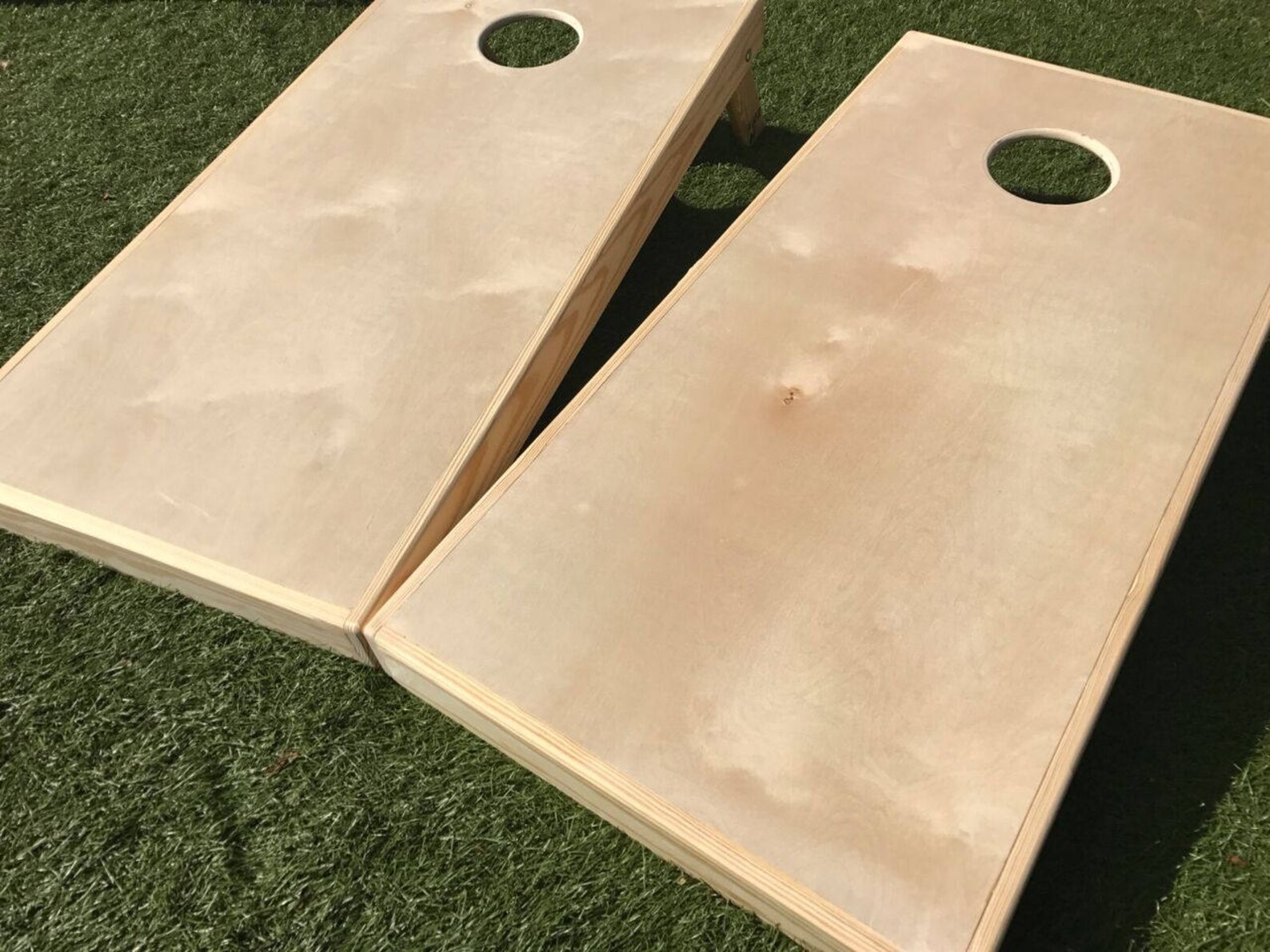 Plain Set of Cornhole Boards Cornhole Boards Plain Cornhole | Etsy