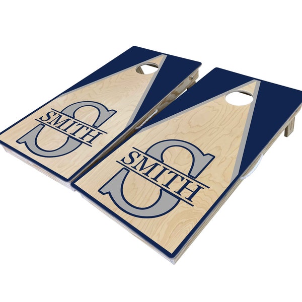 Monogram Cornhole - Etsy
