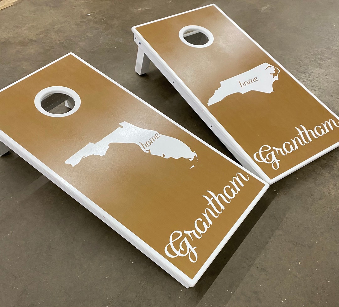 Custom All Weather Cornhole Boards, Outdoor Custom Cornhole Boards ...