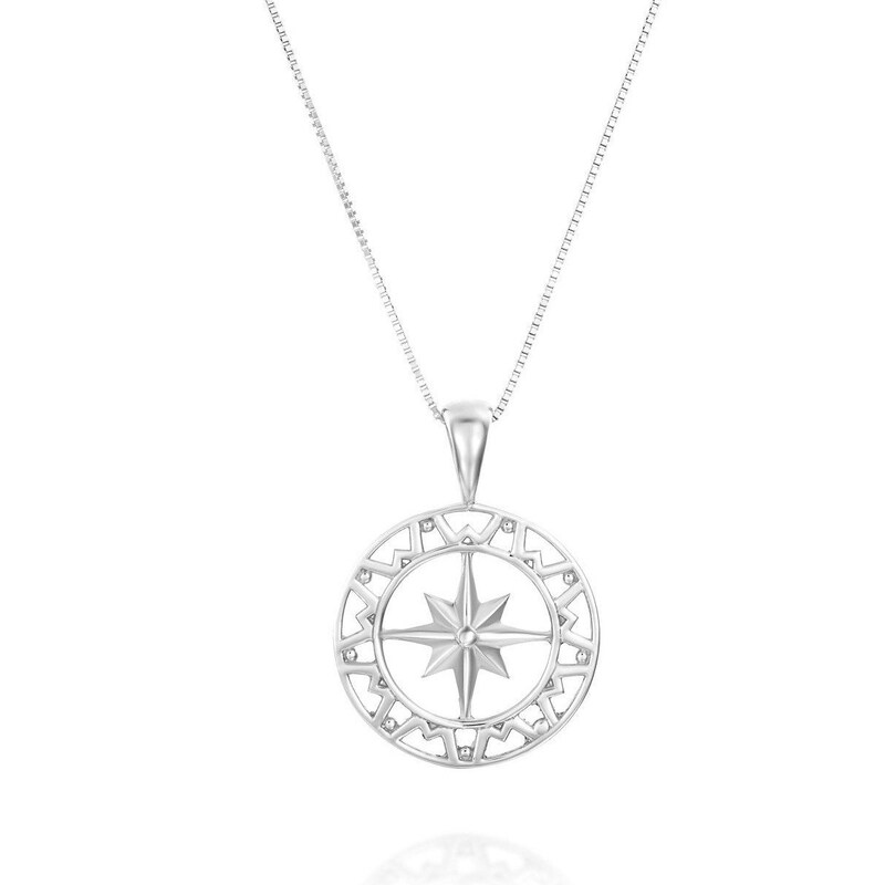 Compass Pendant - Etsy
