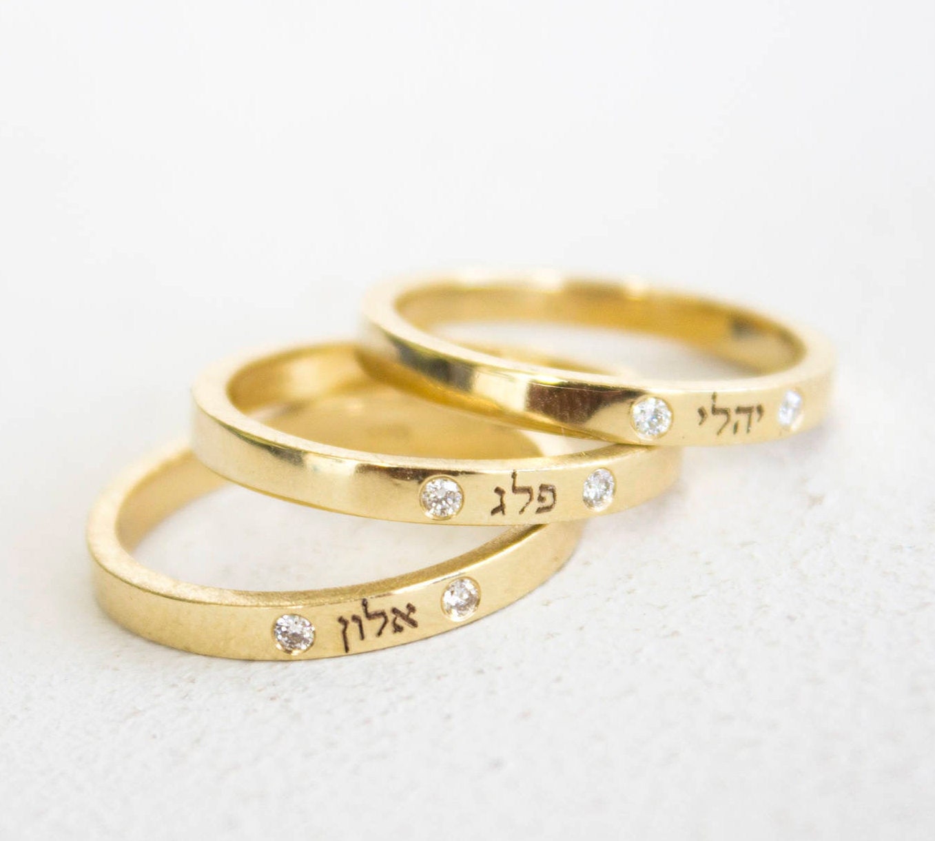 Custom Solid Gold Ring Gold Name Ring Solid Gold Ring 18k | Etsy