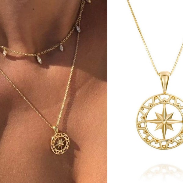 Gold Compass - Etsy