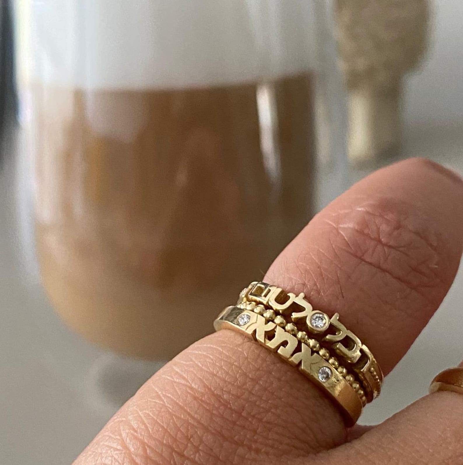Jewish Prayer Pinky Ring MODE ANI - Etsy