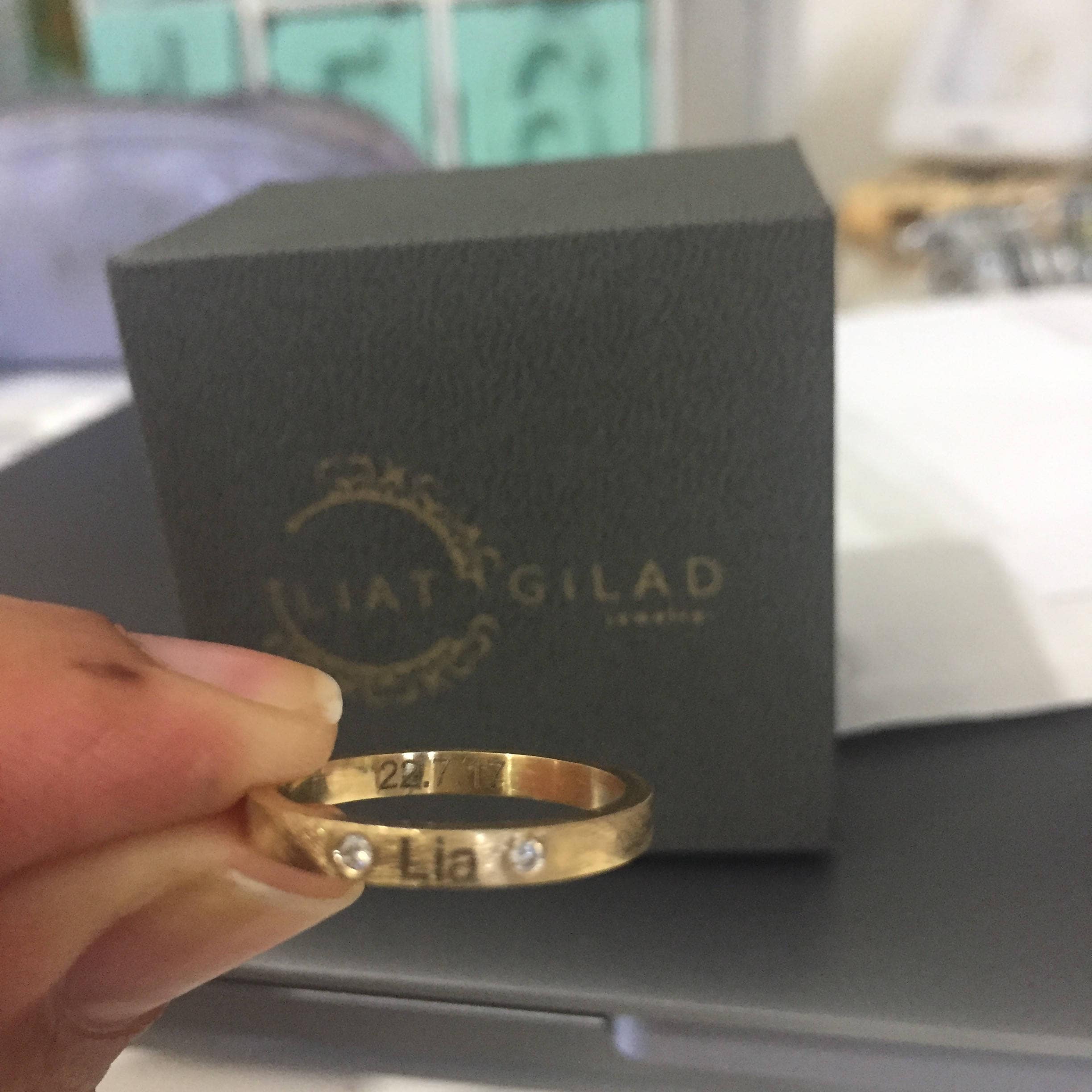 Custom Solid Gold Ring Gold Name Ring Solid Gold Ring 18k - Etsy