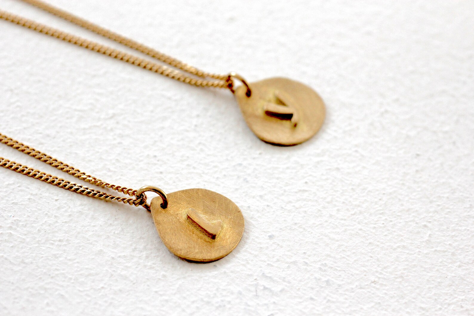 14K Gold Personalized Necklace, Initial Pendant, Bold Letter Necklace ...