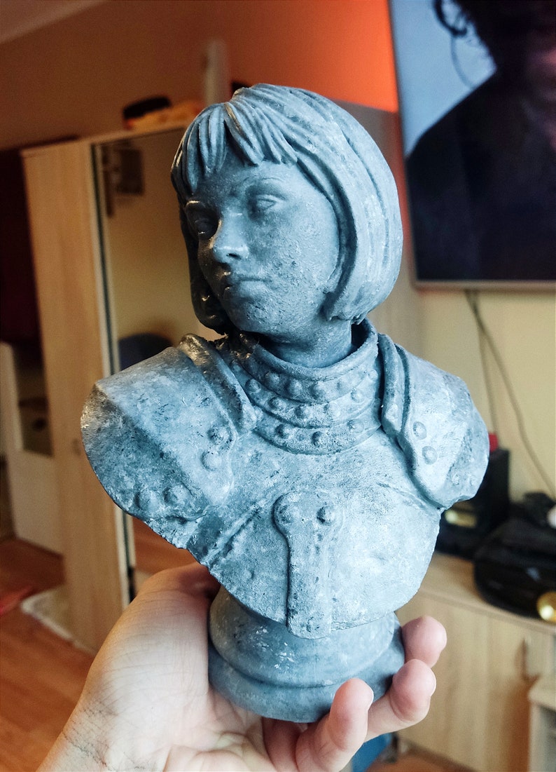 Buste de Jeanne d'Arc : figurine historique imprimée en 3D - Etsy France