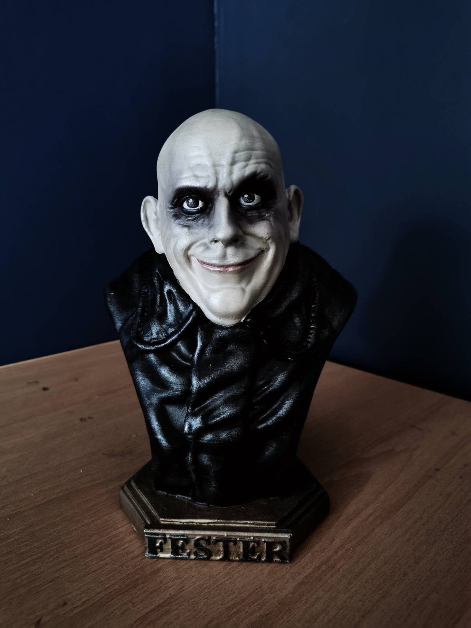 Uncle Fester Addams Bust Statue Figurine Gift Family Spooky Halloween ...