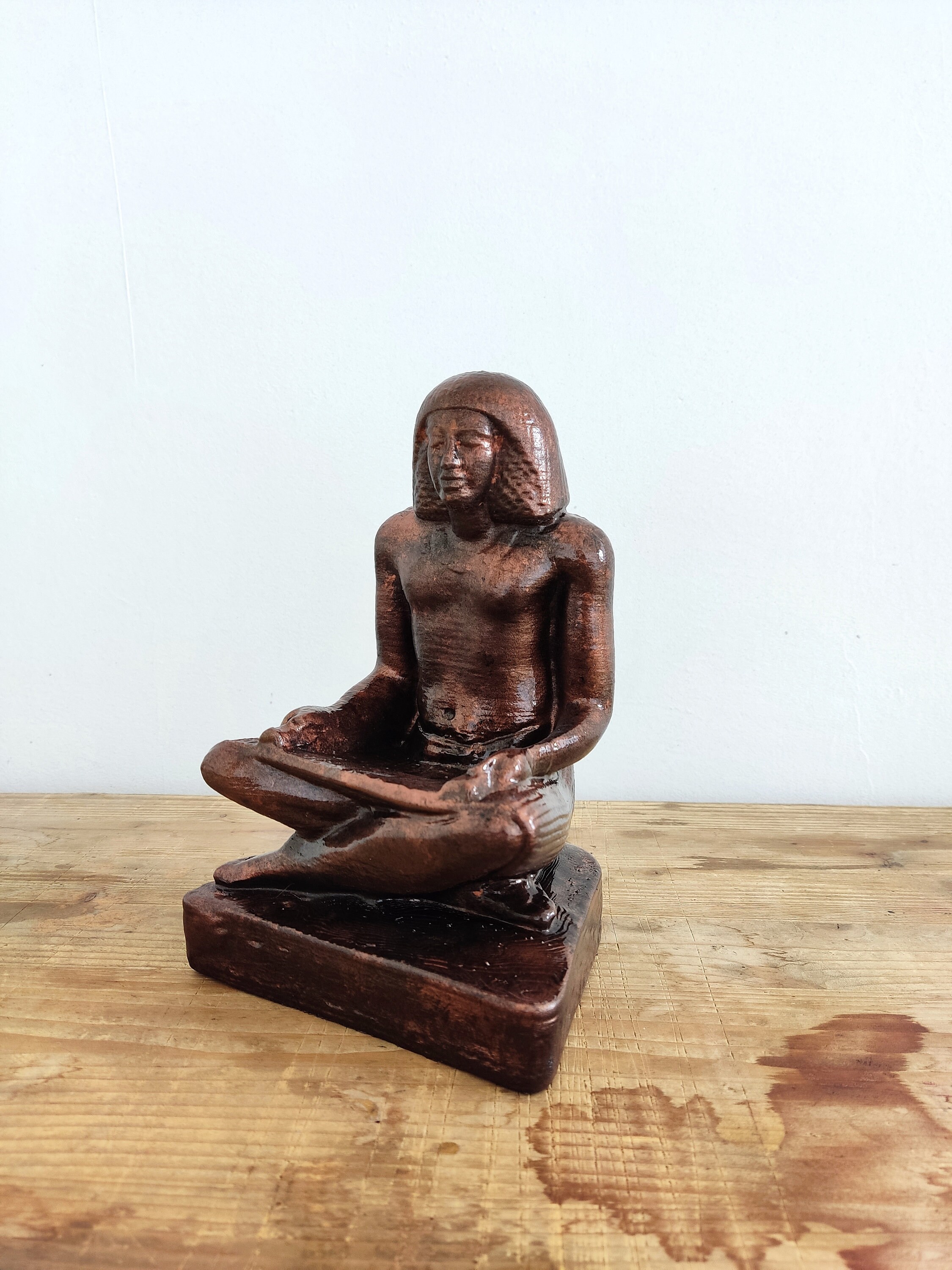 IN STOCK the Seated Scribe Egyptian Writer Statue Ancient Collectible ...