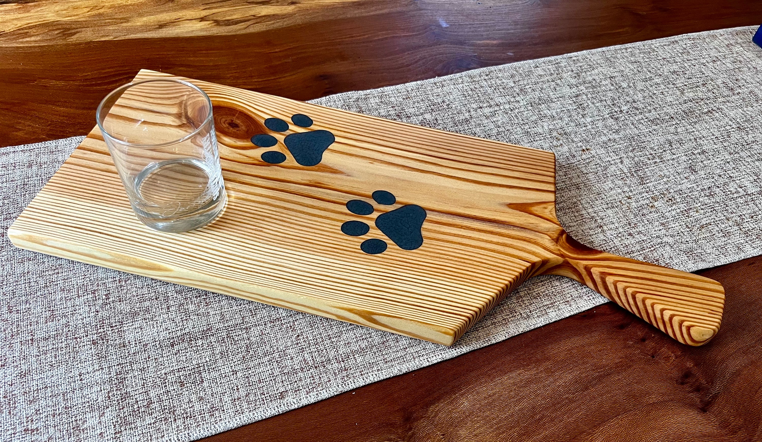 Paw Print Serving Board - Etsy