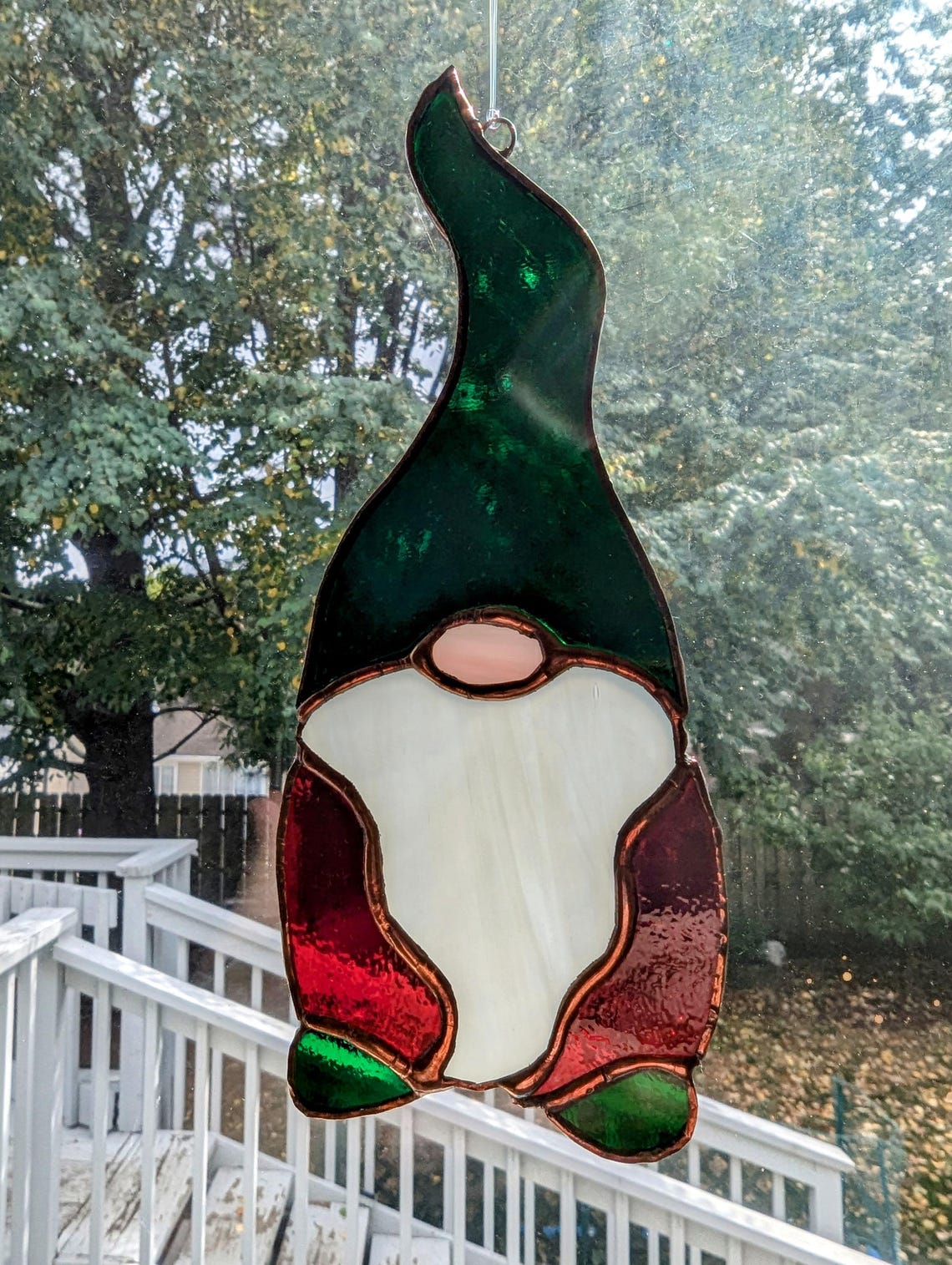 Stained Glass Elf Gnome I - Etsy