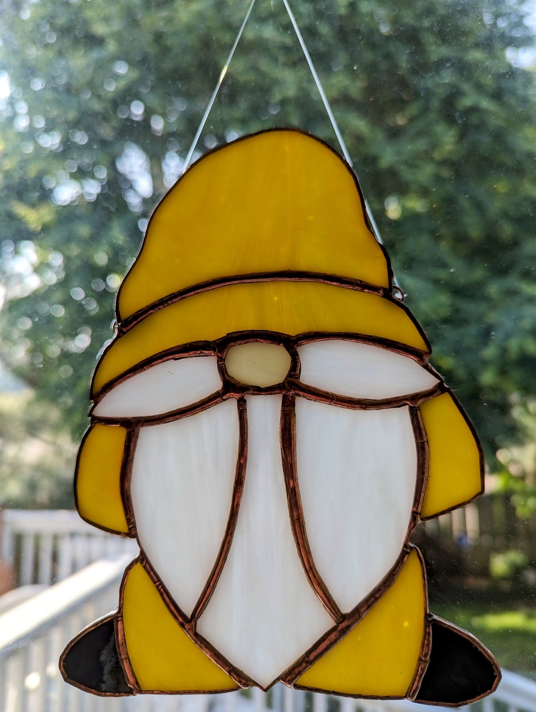 Stained Glass Sea Captain Gnome - Etsy