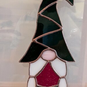 Stained Glass Elf Gnome III - Etsy