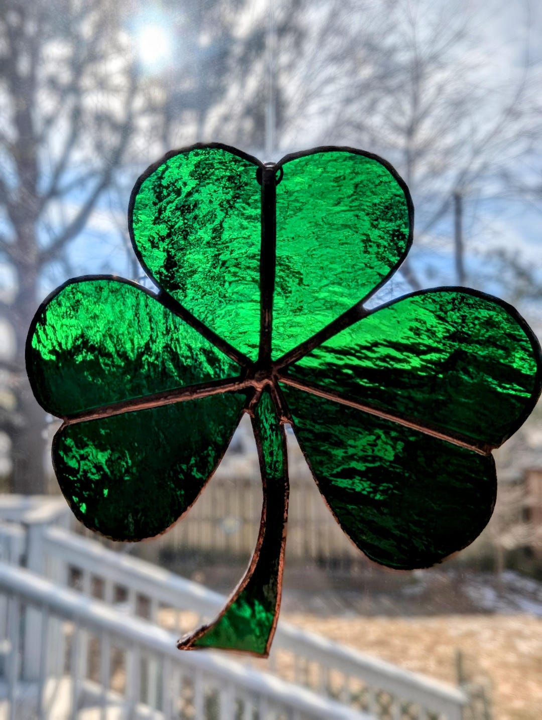 Stained Glass Shamrock - Etsy