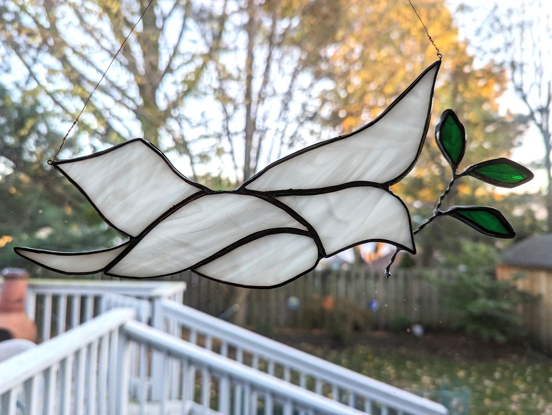 Stained Glass Peace Dove II - Etsy