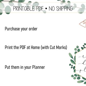 PRINTABLE HP Classic Printable Happy Planner Inserts Checklist Get It ...