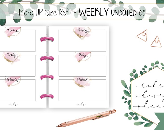 RefillDesignPlanner - Etsy Italia