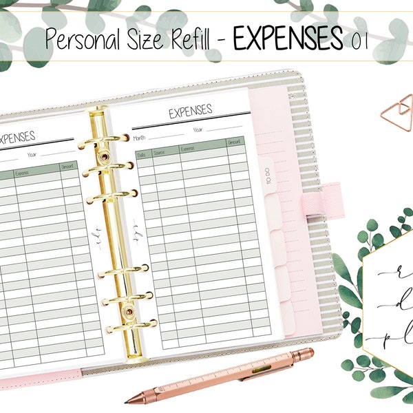 Printable Expenses - Etsy