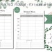Editable & Printable PDF Weekly Meal Planner A4 and US Letter Size ...