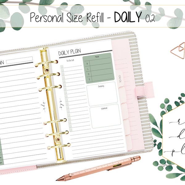 RefillDesignPlanner - Etsy