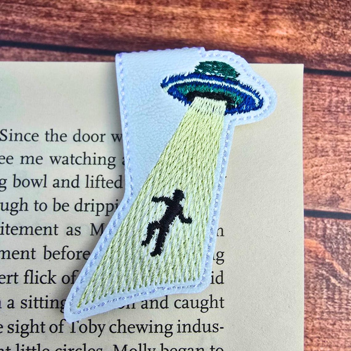 Embroidered Magnetic Bookmark Set: Science & Space Theme, Book Lover ...