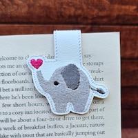 Baby Elephant Bookmark - Etsy