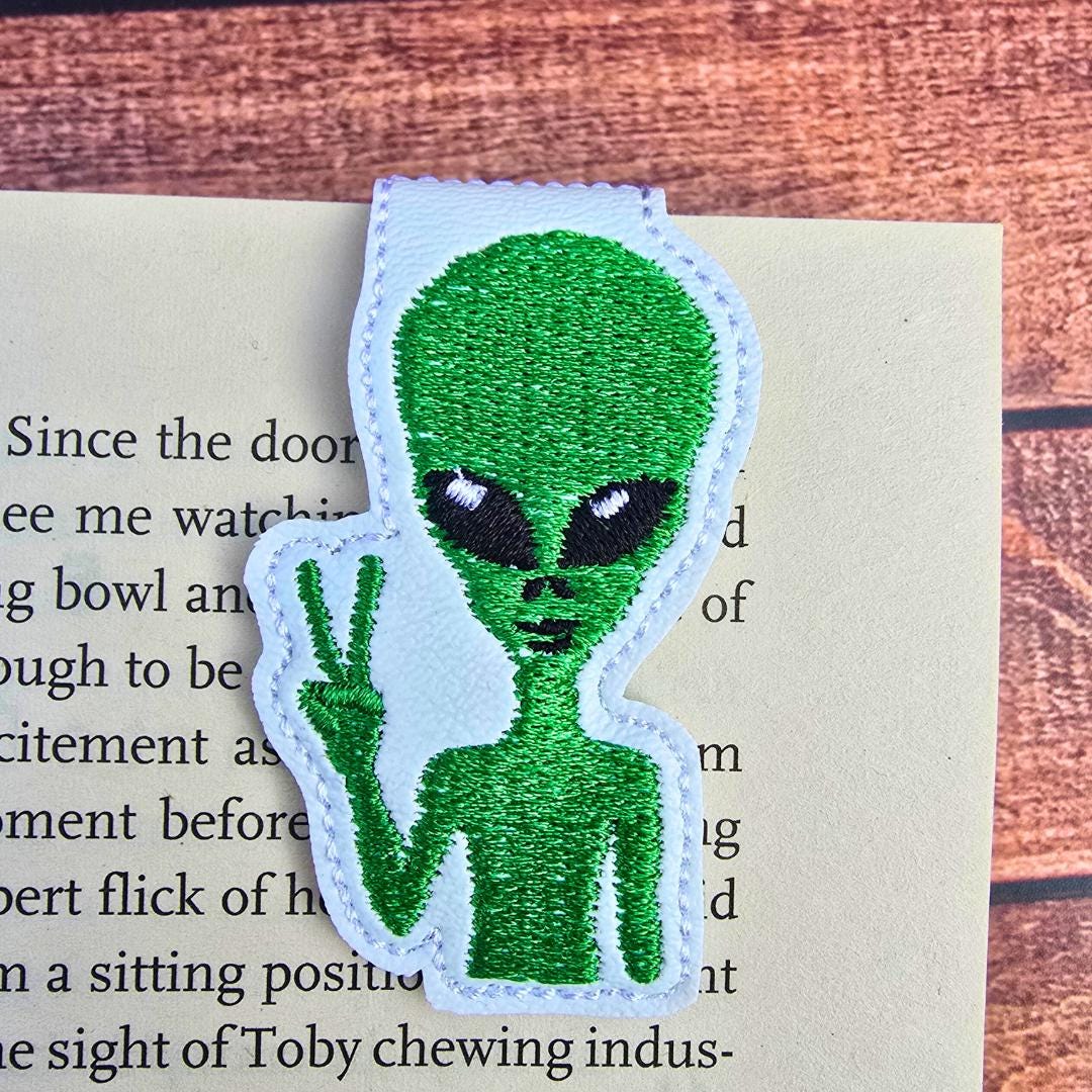 Embroidered Magnetic Bookmark Set: Science & Space Theme, Book Lover ...
