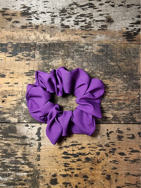 Brillante Royal Purple Super Soft Crepe Scrunchie / Corbata de - Etsy ...