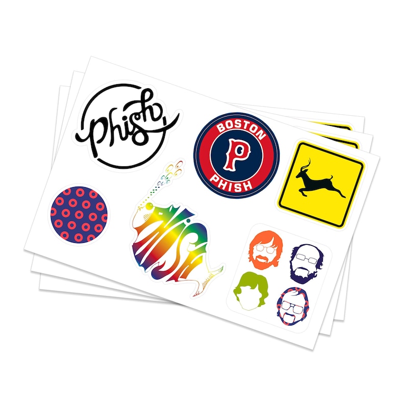 Phish Sticker Sheet - Etsy