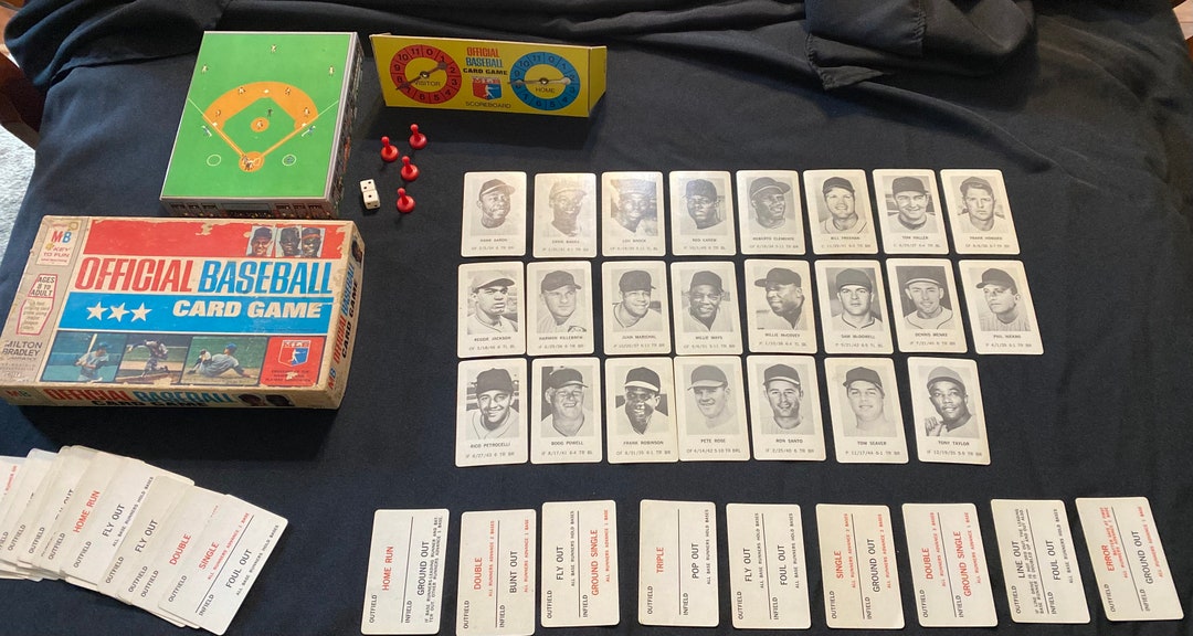 Vintage 1970 Official Baseball Card Game by Milton Bradley 4017 - Pete ...