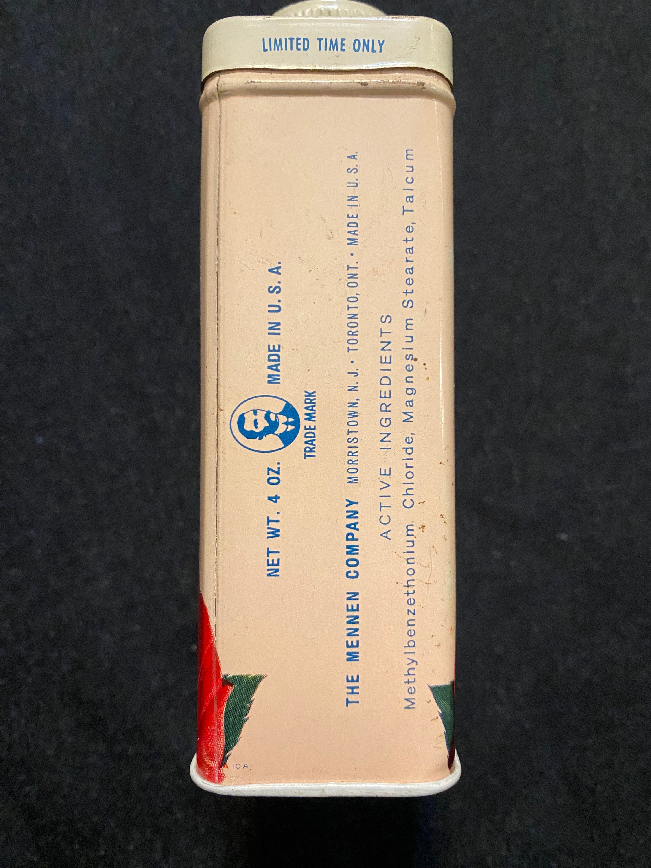 Vintage Mennen Baby Powder 4oz Tin, Full - Etsy