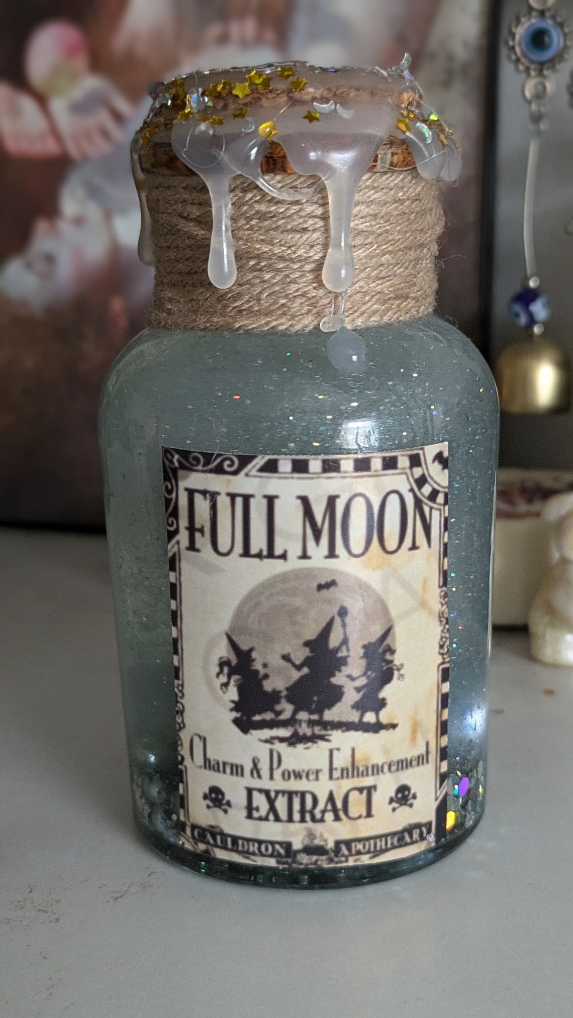 Full Moon Extract Color Changing Magic Potion Bottle Glass Sensory ...