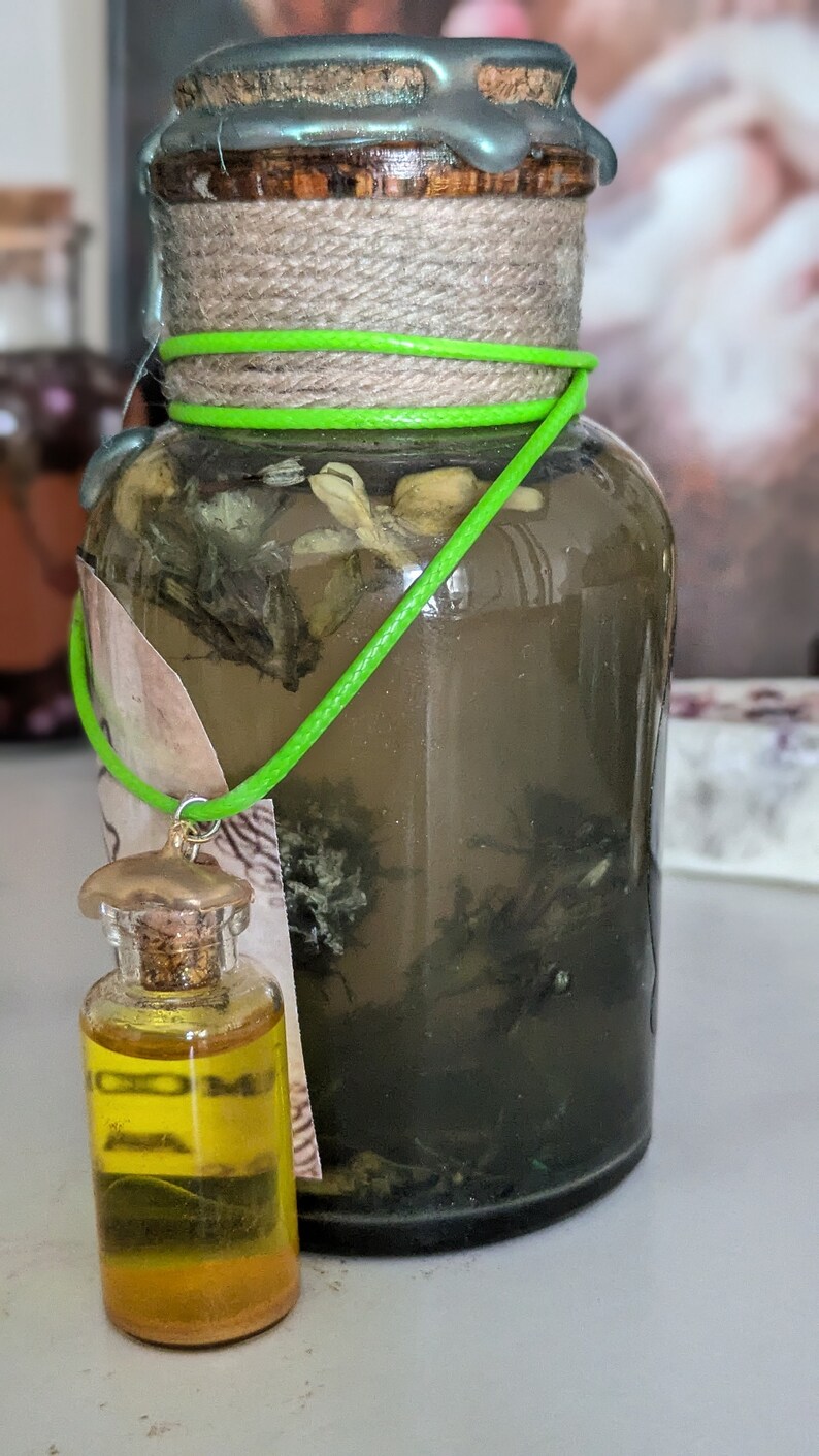 Poison With Antidote Necklace Color Changing Magic Potion Bottle Glass ...