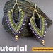 Macrame Earrings Tutorial 13 Micro Macrame Pattern Pdf - Etsy