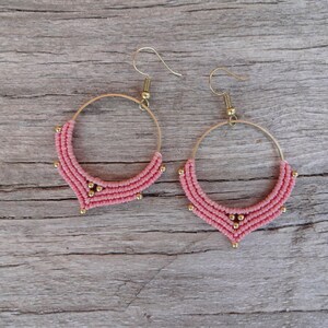 Macrame Earrings Tutorial 10, Micro Macrame Pattern, Pdf Tutorial, DIY ...