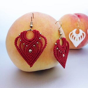 Macrame Earrings Tutorial 7, Micro Macrame Pattern, Pdf Tutorial, DIY ...