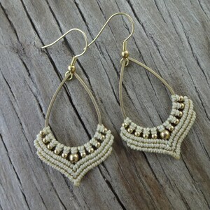 Macrame Earrings Tutorial 9, Micro Macrame Pattern, Pdf Tutorial, DIY ...